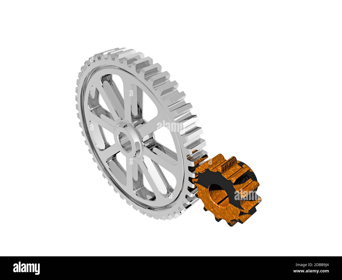 Metallic gears hi-res stock photography and images - Alamy