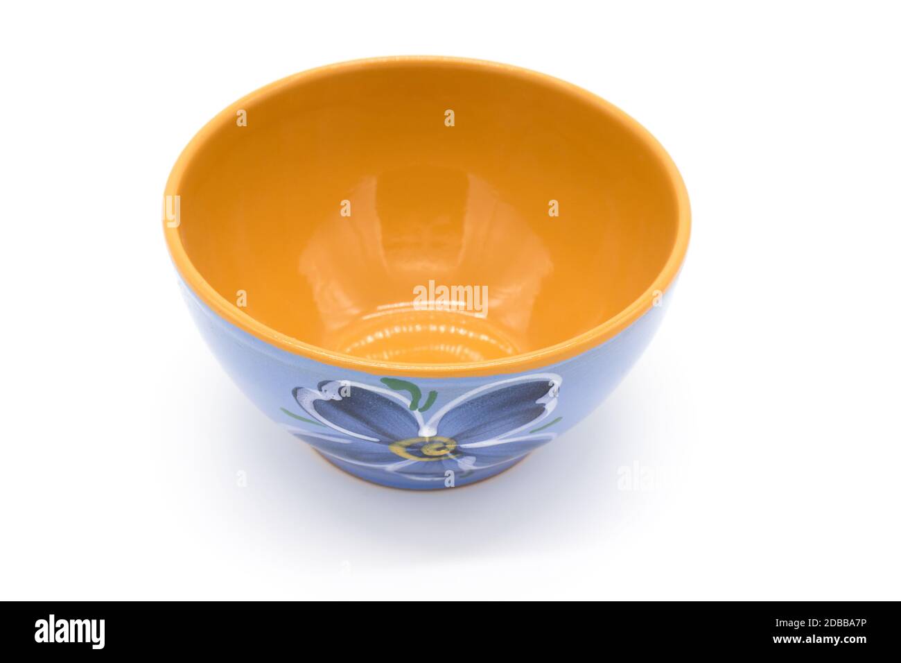 Empty food bowl isolated on white background Stock Photo - Alamy