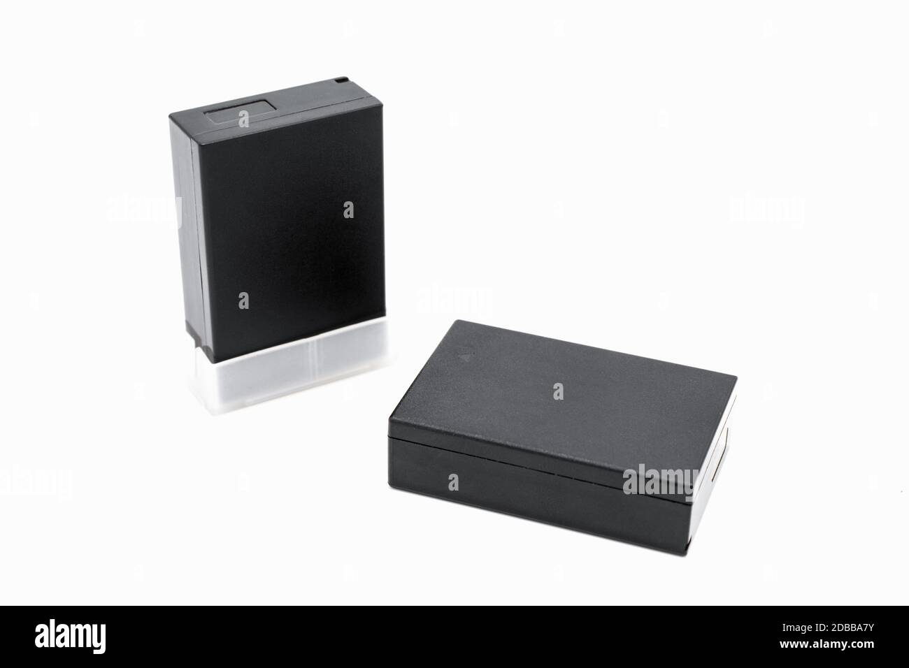 battery for camera isolated on white background Stock Photo - Alamy