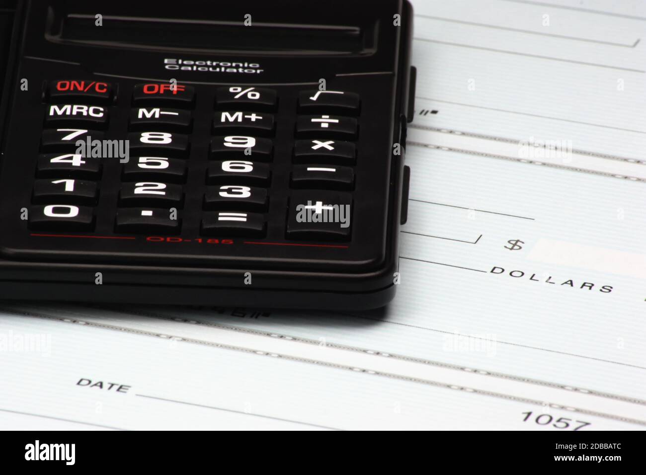 Blank american check cheque hi-res stock photography and images - Alamy