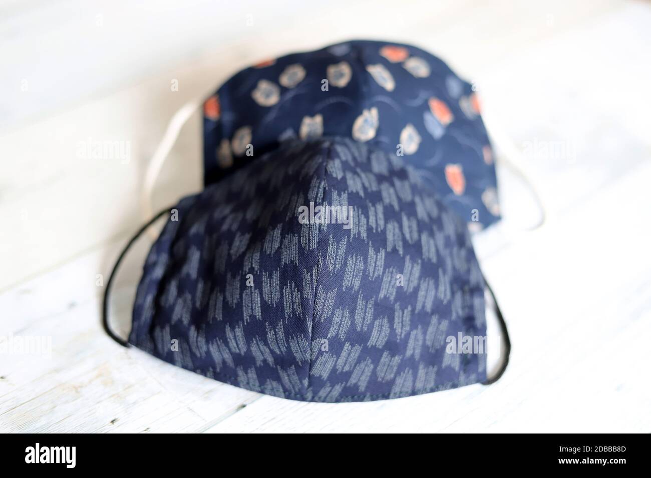 Handmade Japanese patterned fabric face masks for virus contagion ...