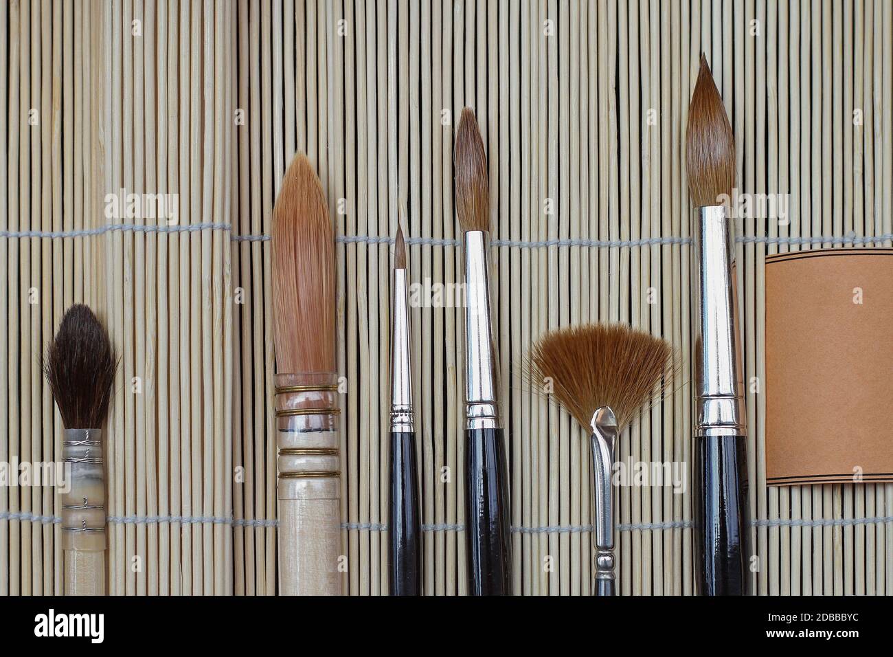 Artistic paint brushes hi-res stock photography and images - Alamy