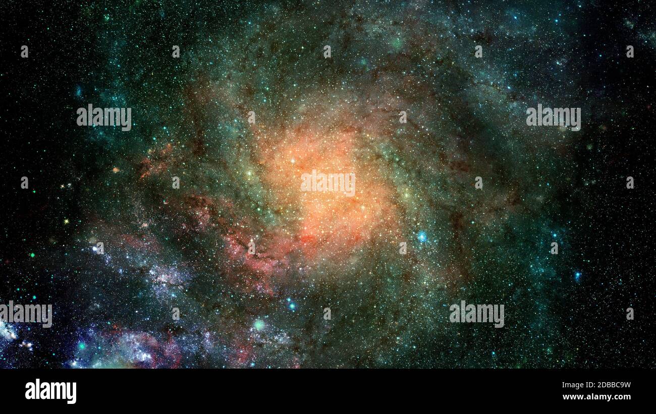 Hubble views galaxy and nebula. Elements of this image furnished by ...