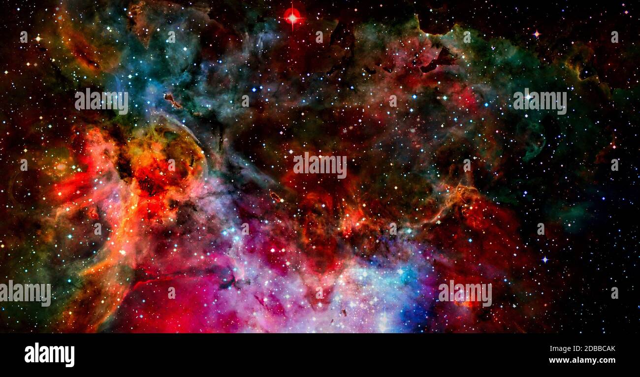 Colorful galaxy background. Elements of this image furnished by NASA ...