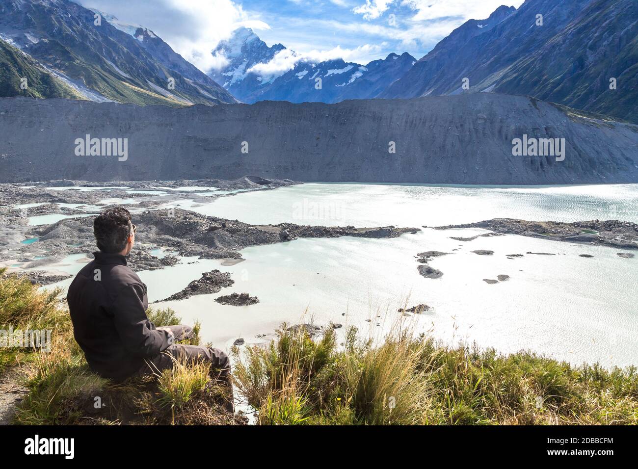 Mount Cook, New Zealand. Amazing Place Stock Photo - Alamy