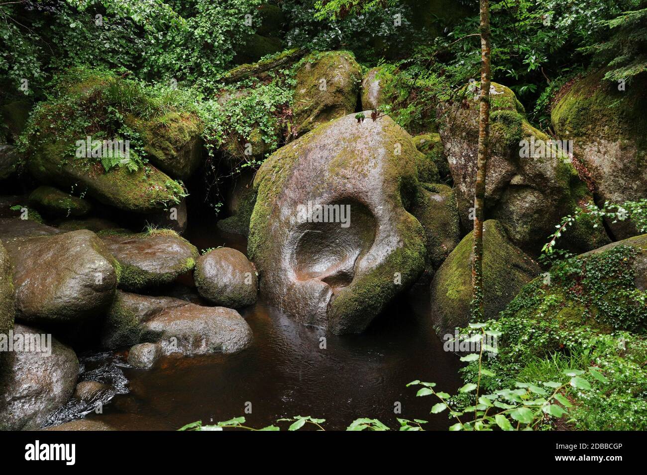 Chaos of rocks - jumble of bizarre formations of boulders in the ...