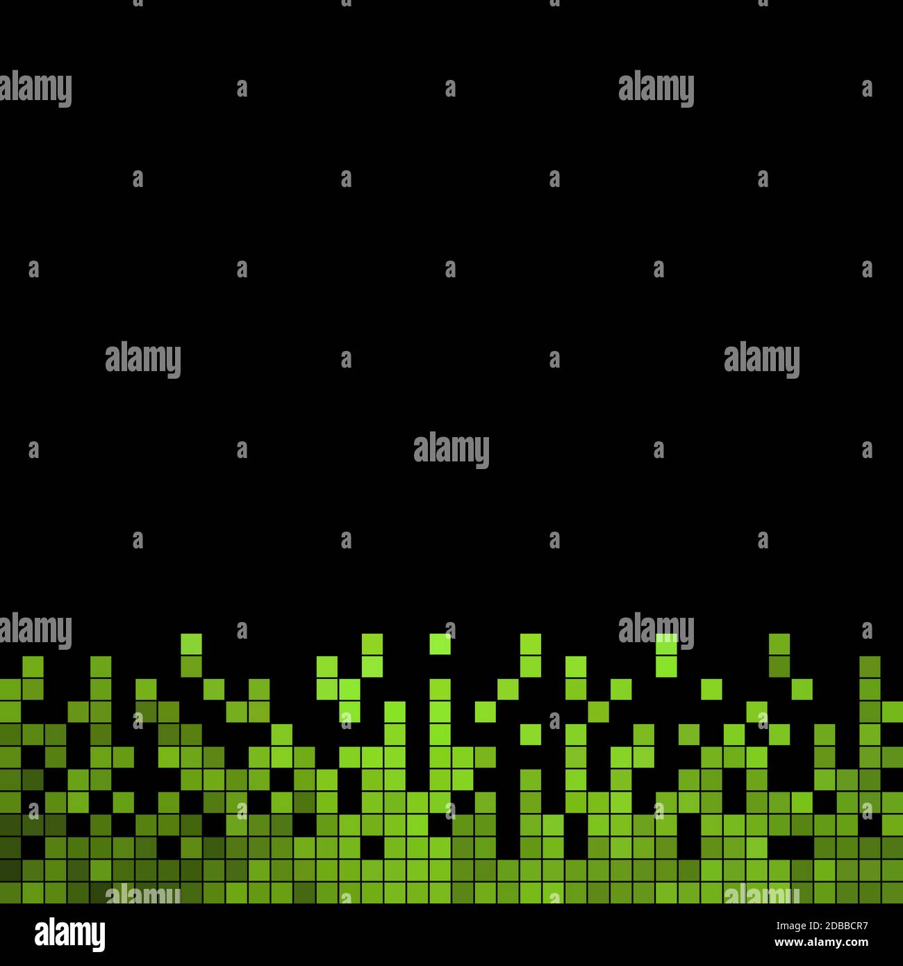 abstract square pixel mosaic background - green Stock Photo - Alamy