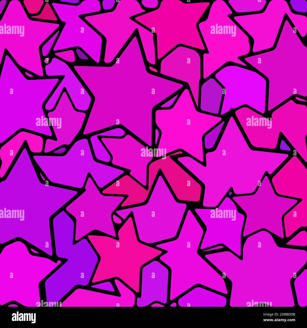 abstract stained-glass mosaic background - magenta stars Stock Photo ...