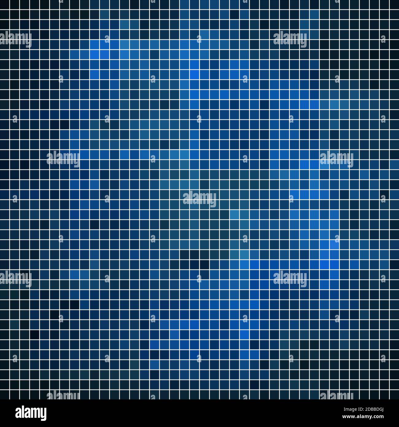 abstract square pixel mosaic background - blue Stock Photo - Alamy