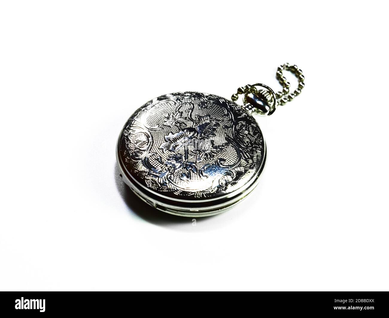Steel Pocket Watch Shiny A Stainless Steel Stock Photo Alamy