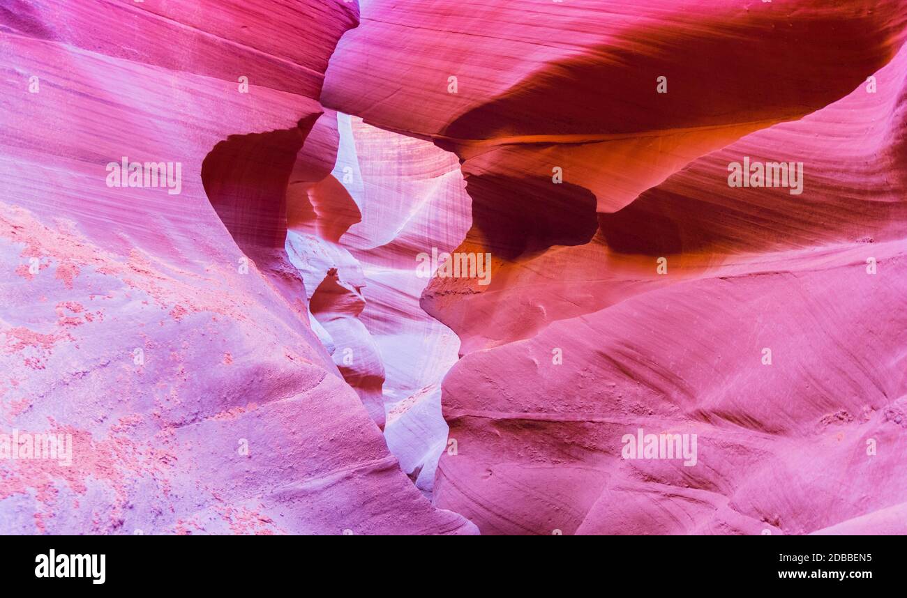 Antelope Canyon in the Navajo Reservation near Page, Arizona, USA Stock ...