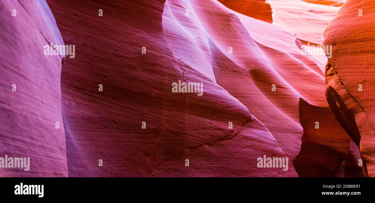 Antelope Canyon in the Navajo Reservation near Page, Arizona, USA Stock ...