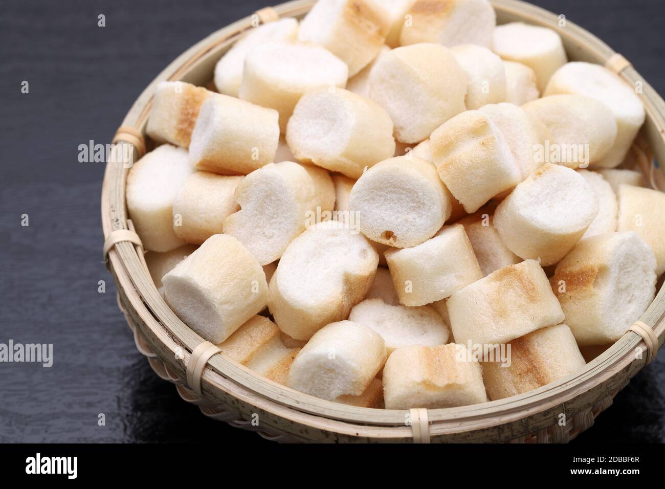 Traditional Japanese food, Fu made with gluten of wheat Stock Photo - Alamy