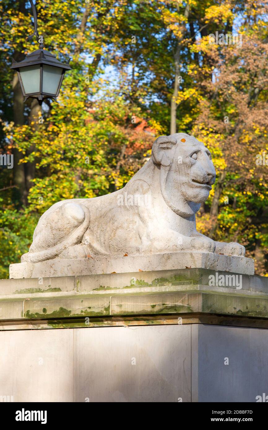 Warsaw, Poland - October 19, 2019: Classical theater isle stage ...
