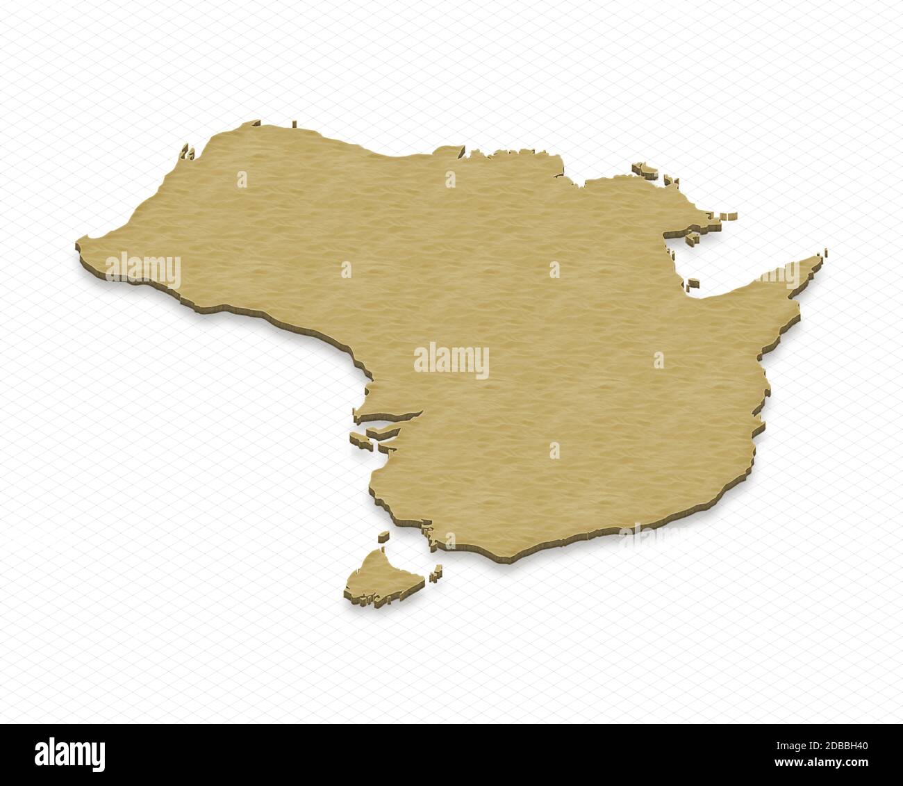 Illustration of a sand ground map of Australia on grid background. Left ...