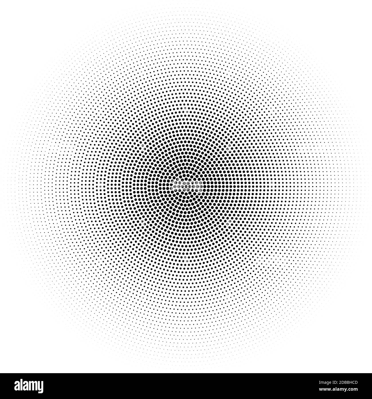 Halftone circular gradient abstract background, vector illustration ...