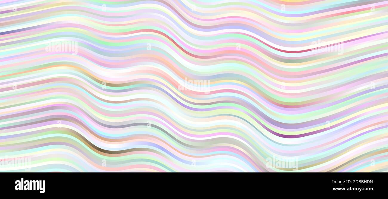 Abstract wavy lines background, gradient pastel color tones Stock Photo ...