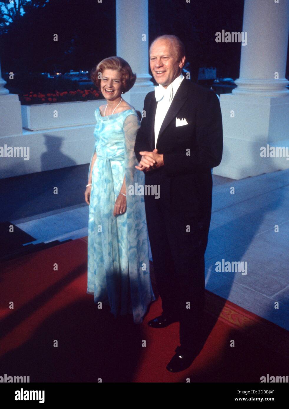United States President Gerald R. Ford, right, and first lady Betty ...