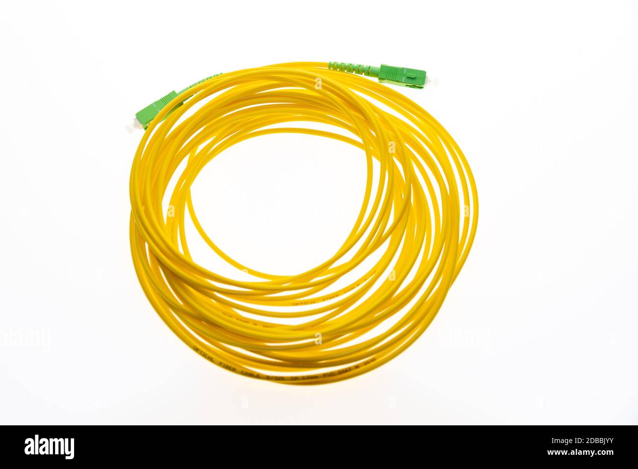 Fiber optic and multipair conductors for extension Stock Photo - Alamy