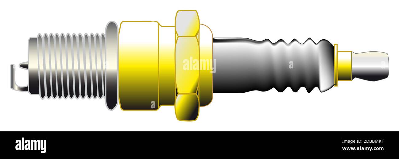 A new motor vehicle spark plug Stock Photo - Alamy