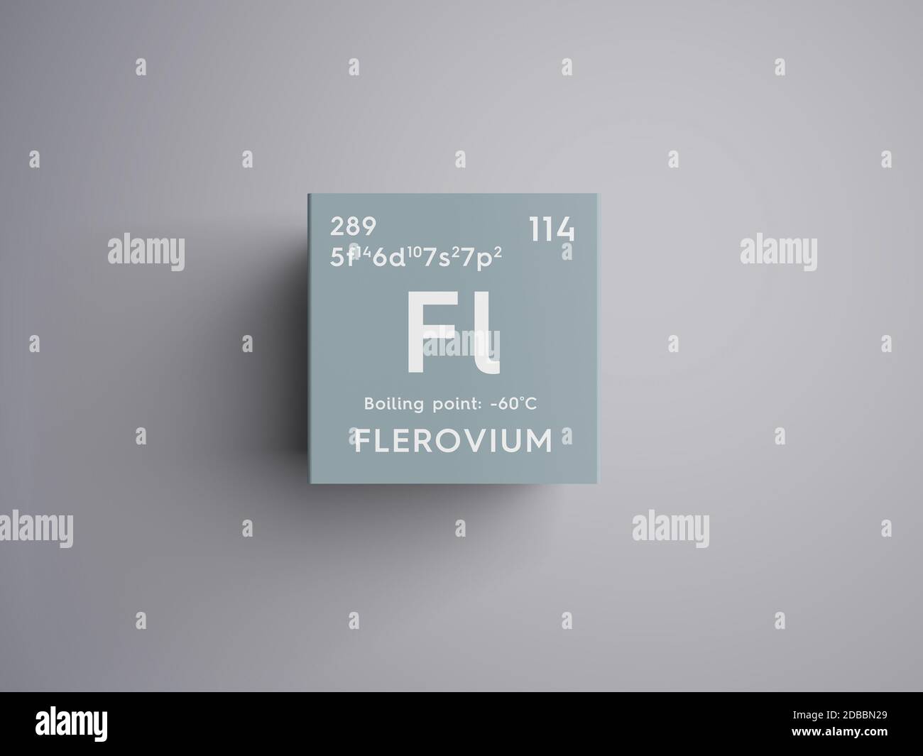Flerovium. Post-transition metals. Chemical Element of Mendeleev's ...