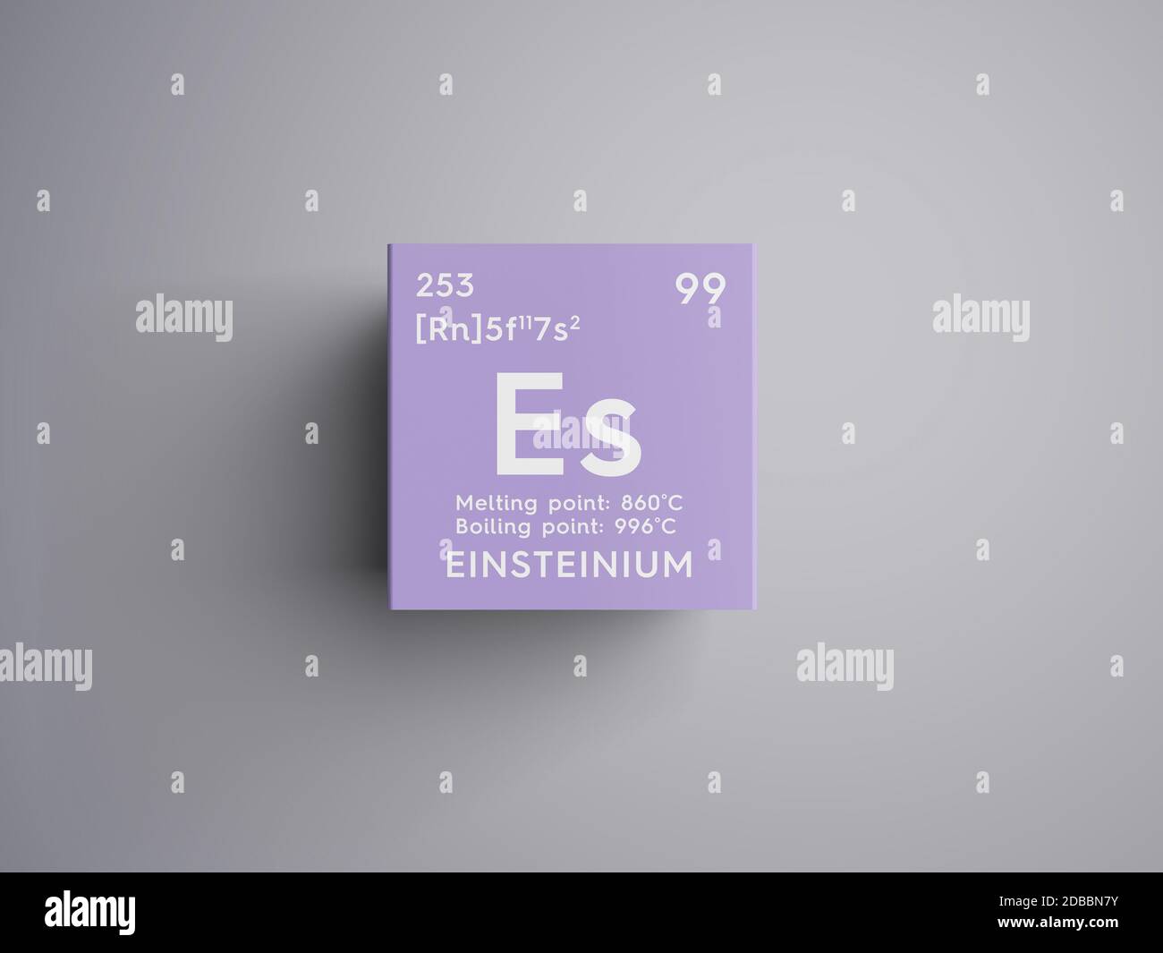 Einsteinium. Actinoids. Chemical Element of Mendeleev's Periodic Table ...