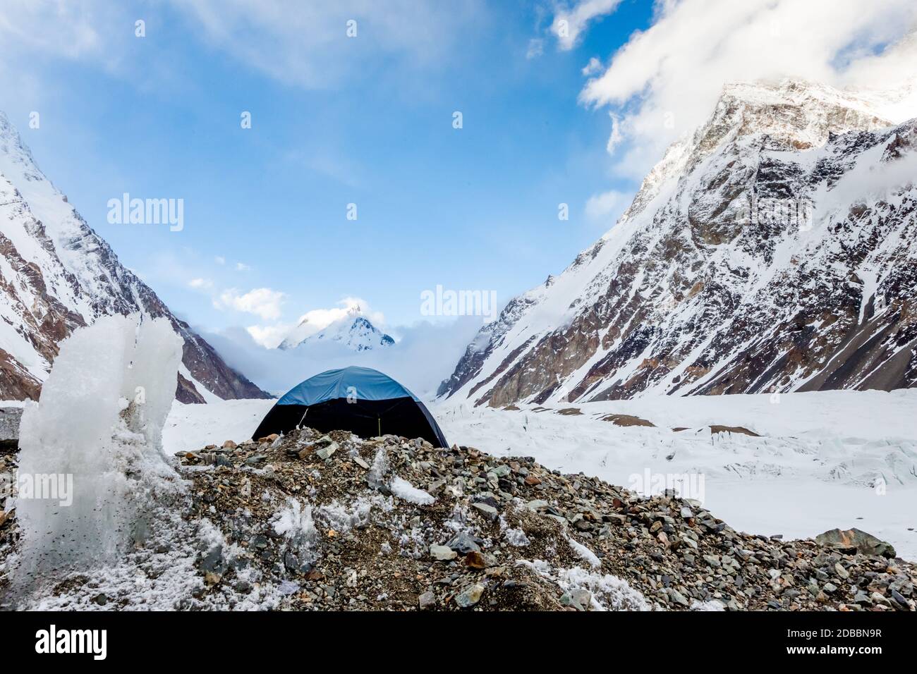 K2 mountain peak, second highest mountain in the world, K2 trek ...