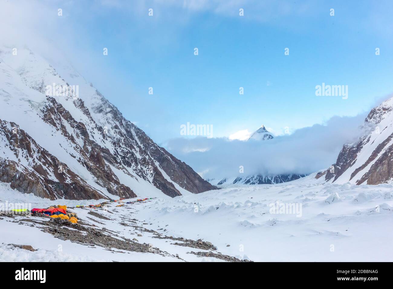 K2 mountain peak, second highest mountain in the world, K2 trek ...