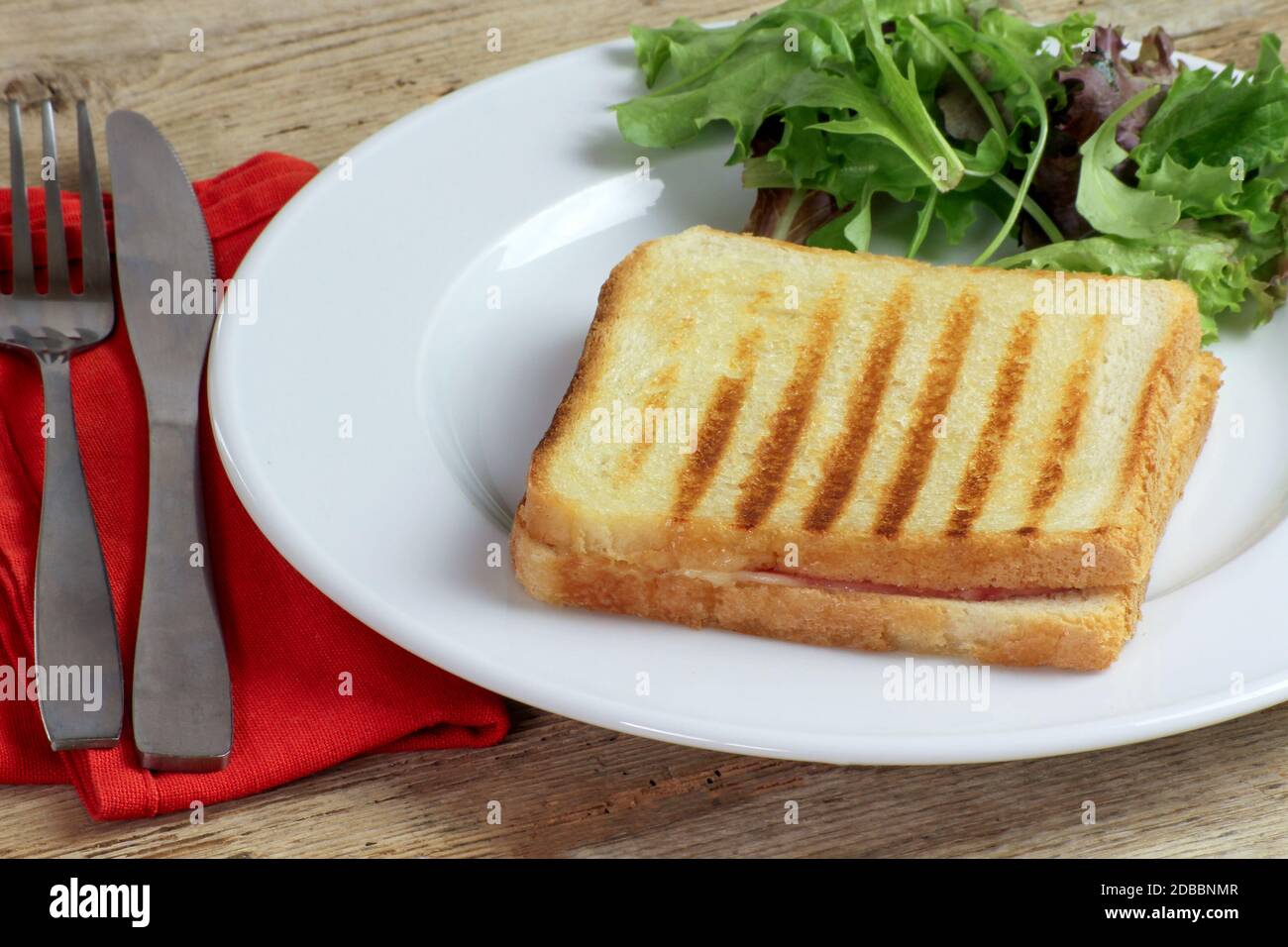 ham croque monsieur Stock Photo - Alamy