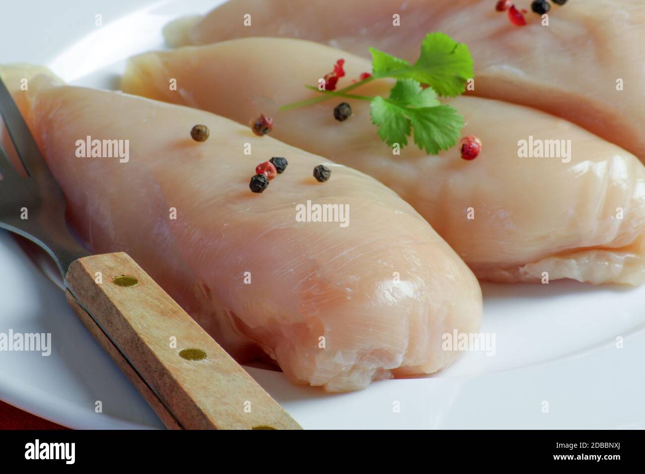 raw chicken fillet Stock Photo - Alamy