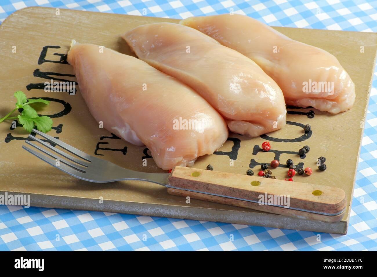 raw chicken fillet Stock Photo - Alamy