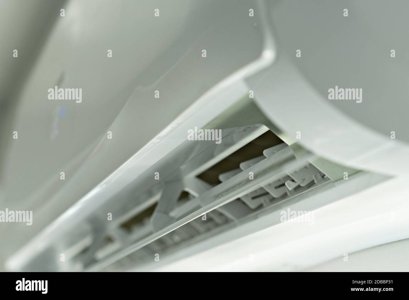 Open Air conditioner is used in the room Stock Photo - Alamy