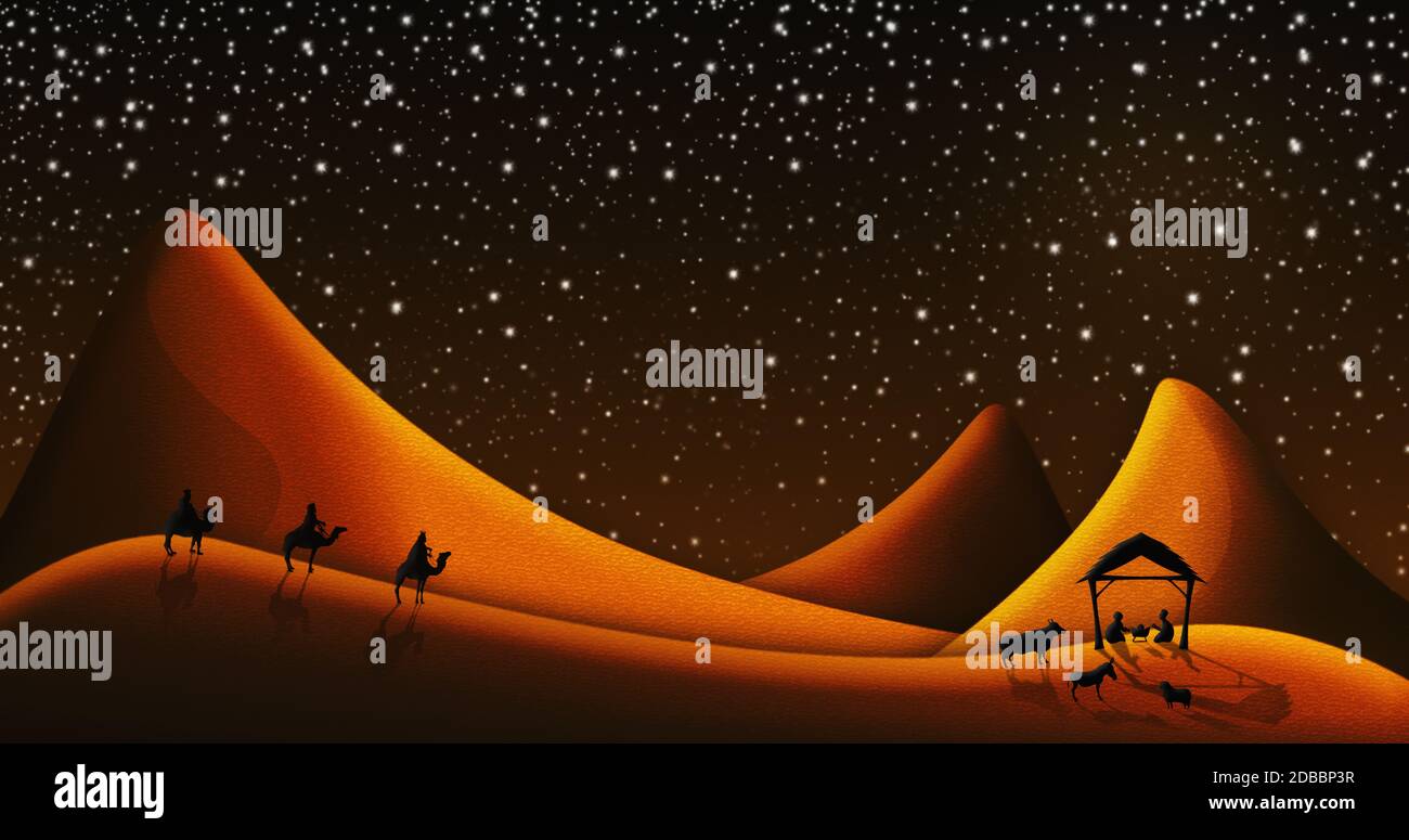 3d jesus christ in manger hi-res stock photography and images - Alamy