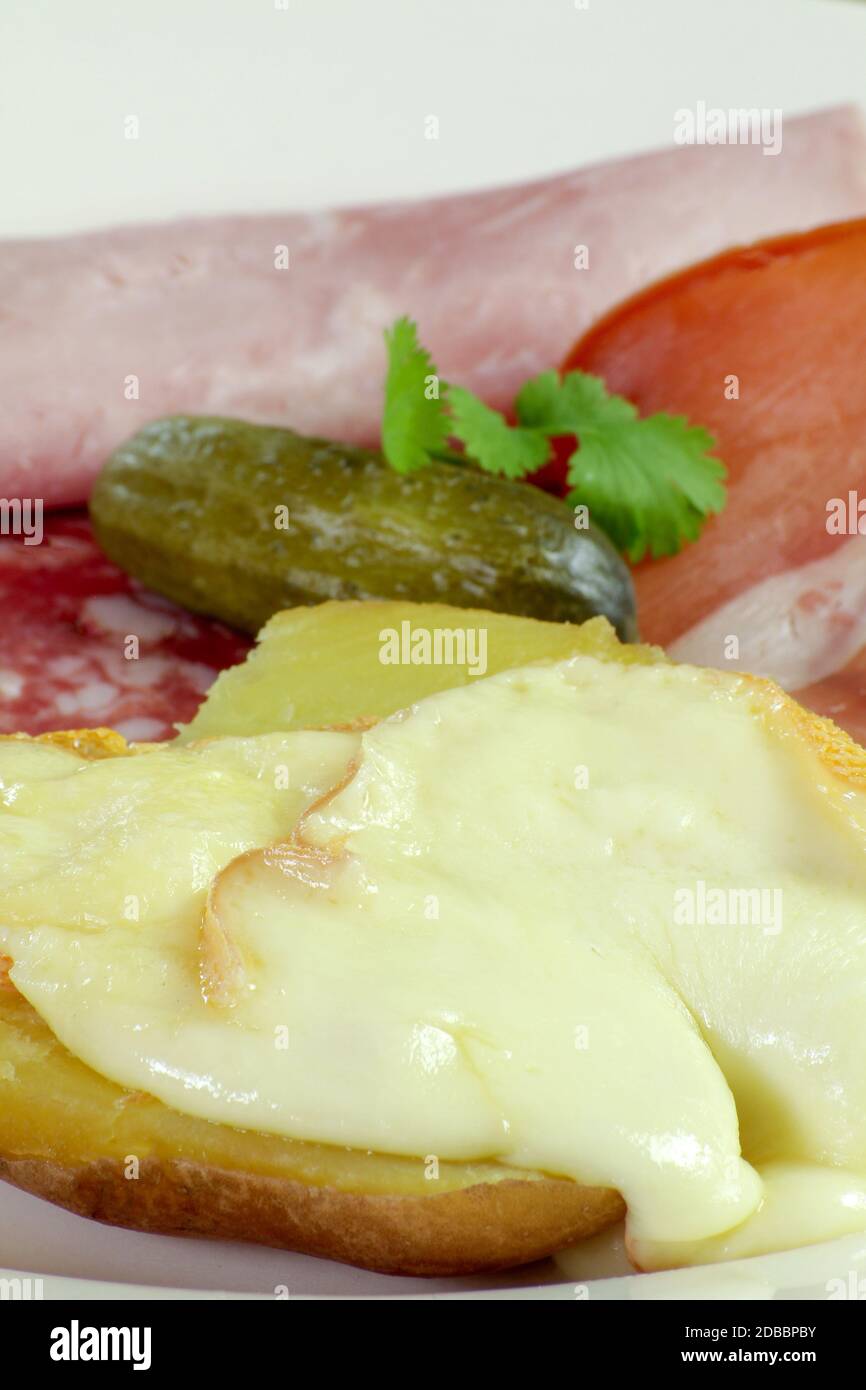 Raclette potatoes hi-res stock photography and images - Alamy