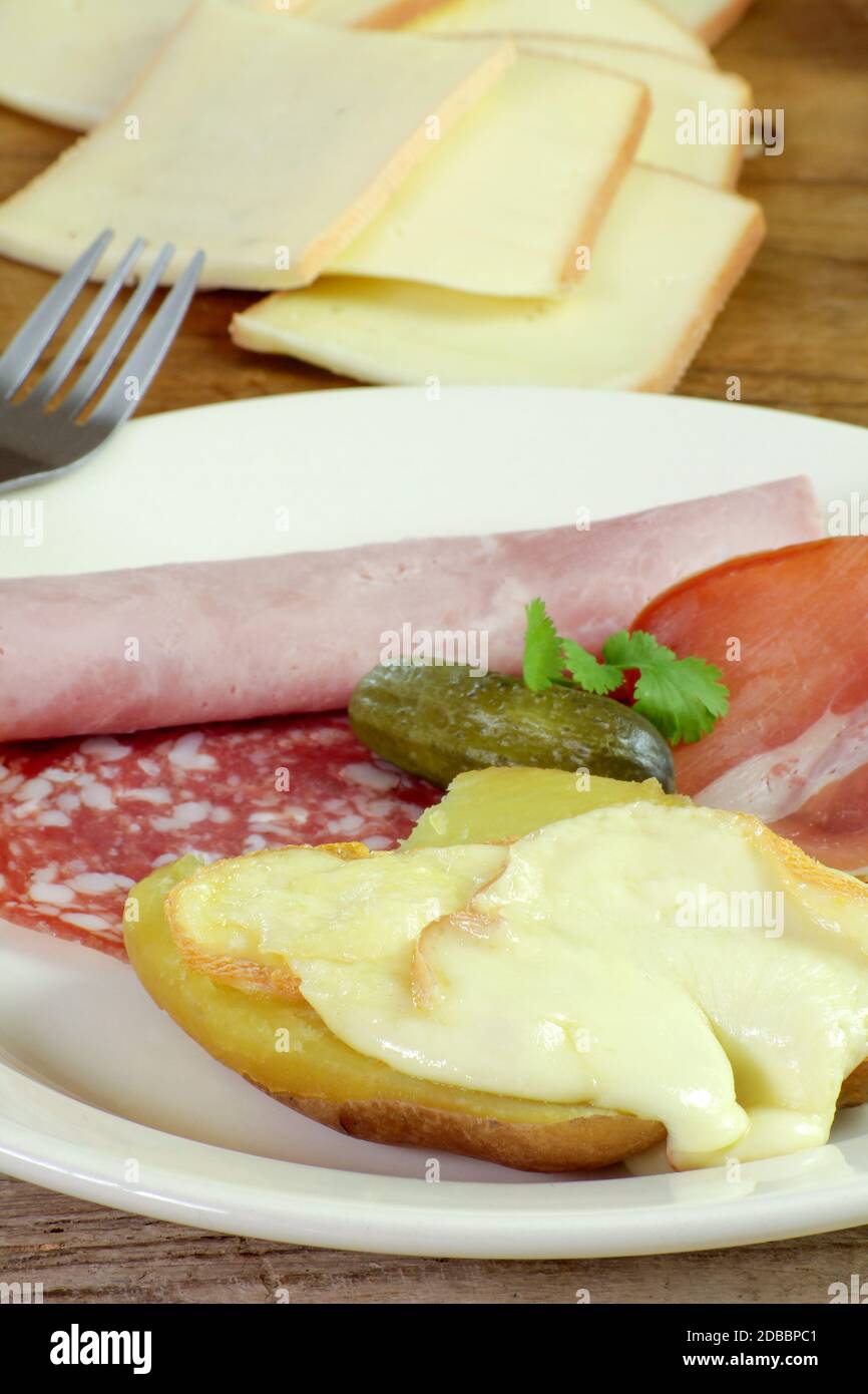 Raclette evening hi-res stock photography and images - Alamy