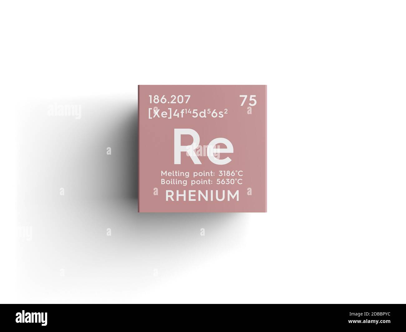 Rhenium. Transition metals. Chemical Element of Mendeleev's Periodic ...