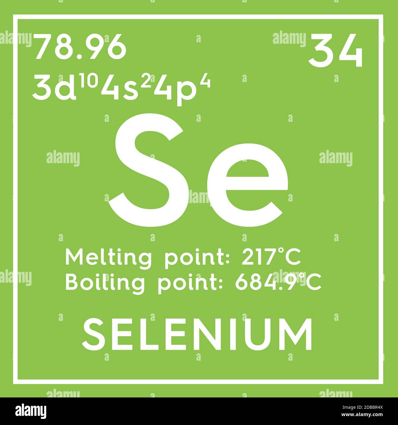 Selenium. Other Nonmetals. Chemical Element of Mendeleev's Periodic ...