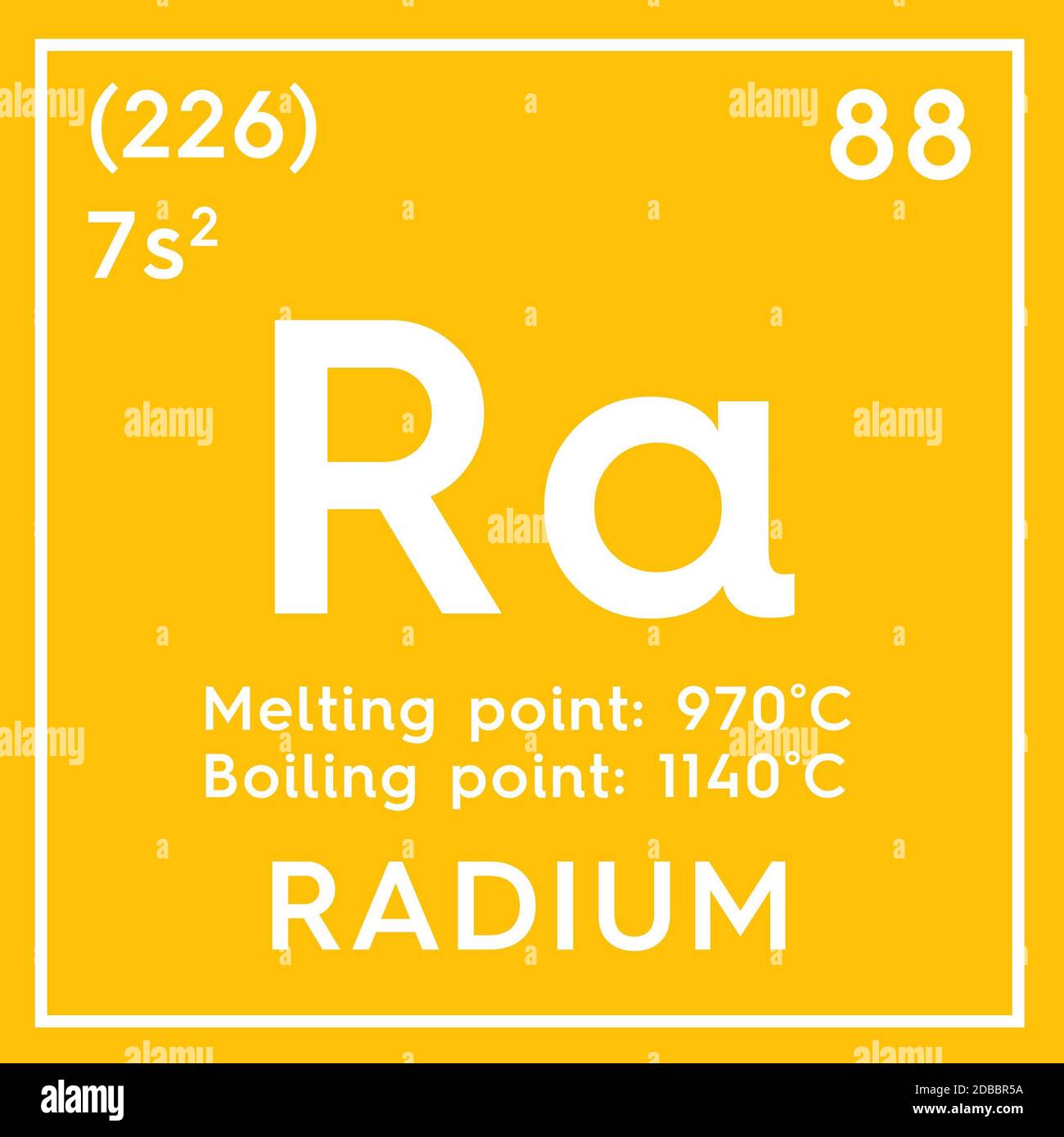 Radium. Alkaline earth metals. Chemical Element of Mendeleev's Periodic ...