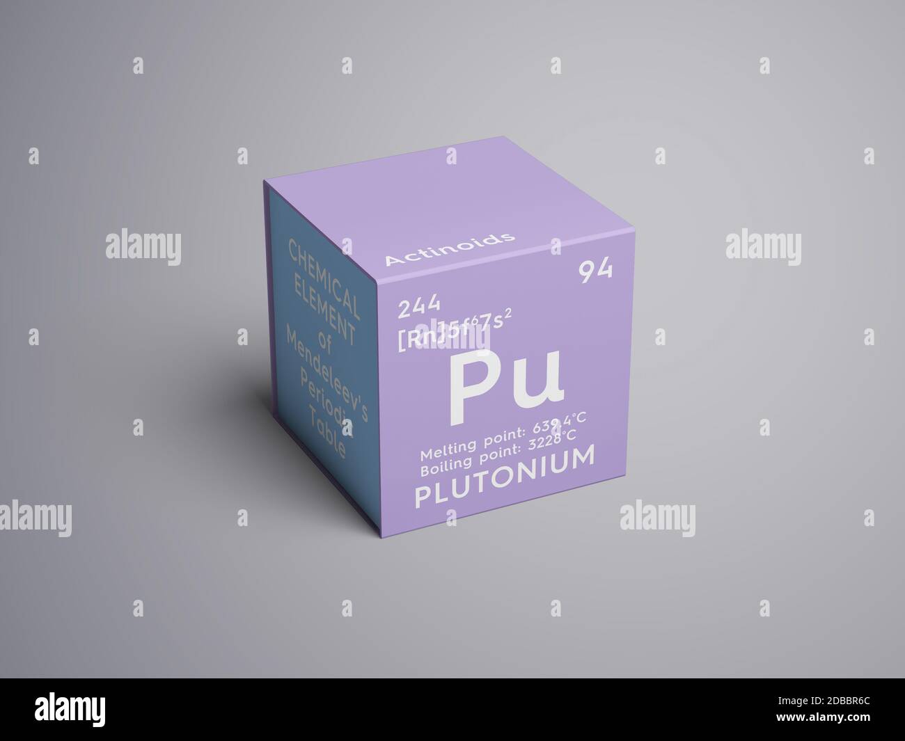 Plutonium. Actinoids. Chemical Element of Mendeleev's Periodic Table ...