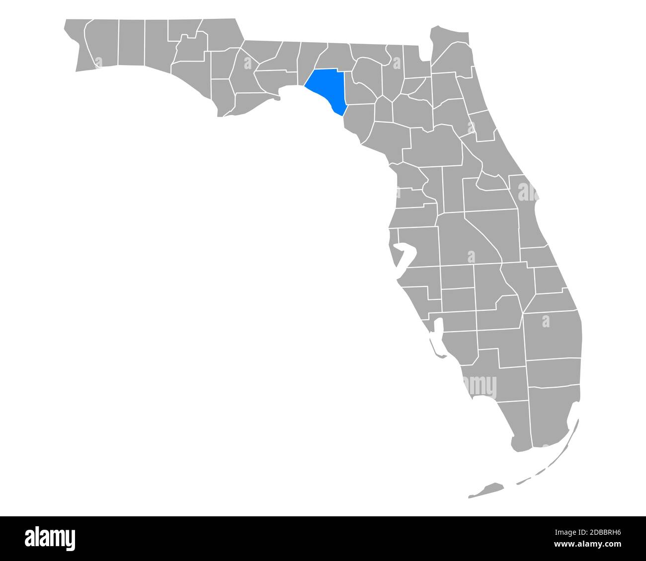 Map of Taylor in Florida Stock Photo - Alamy
