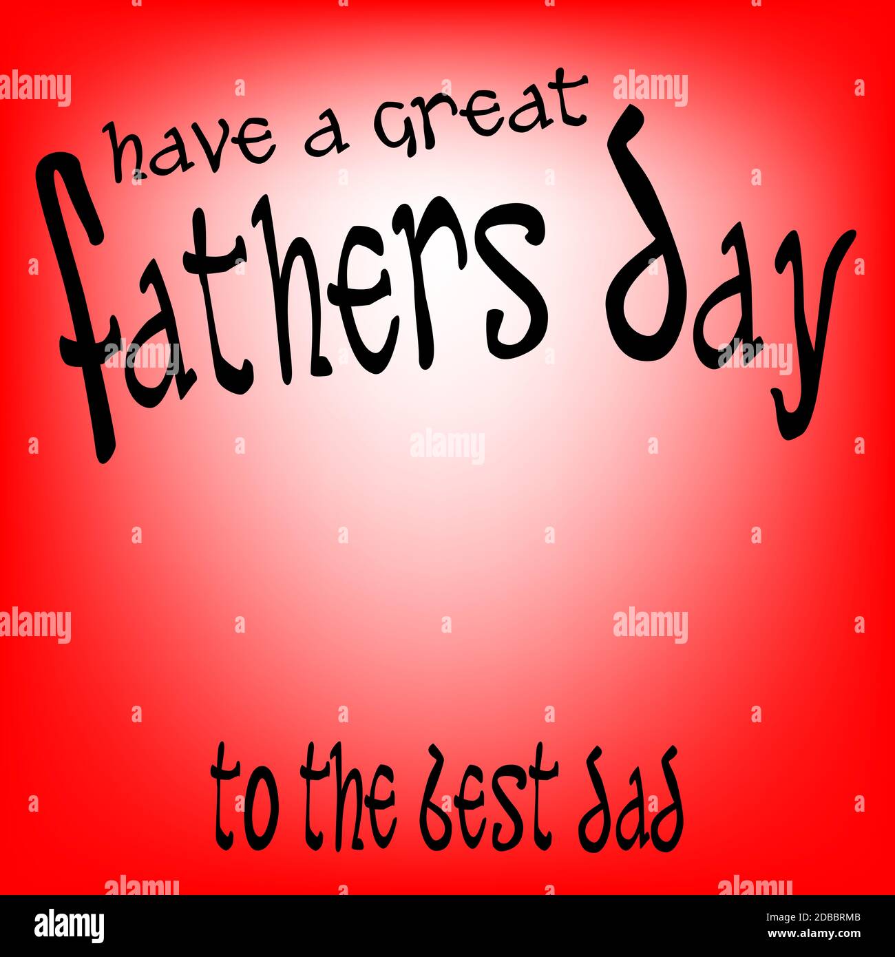 Have a great fathers day message card with easily removed mesh ...
