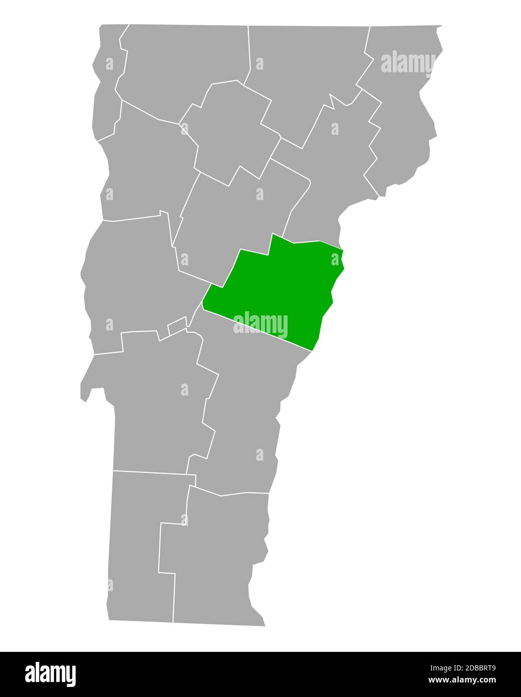 Map of Orange in Vermont Stock Photo - Alamy