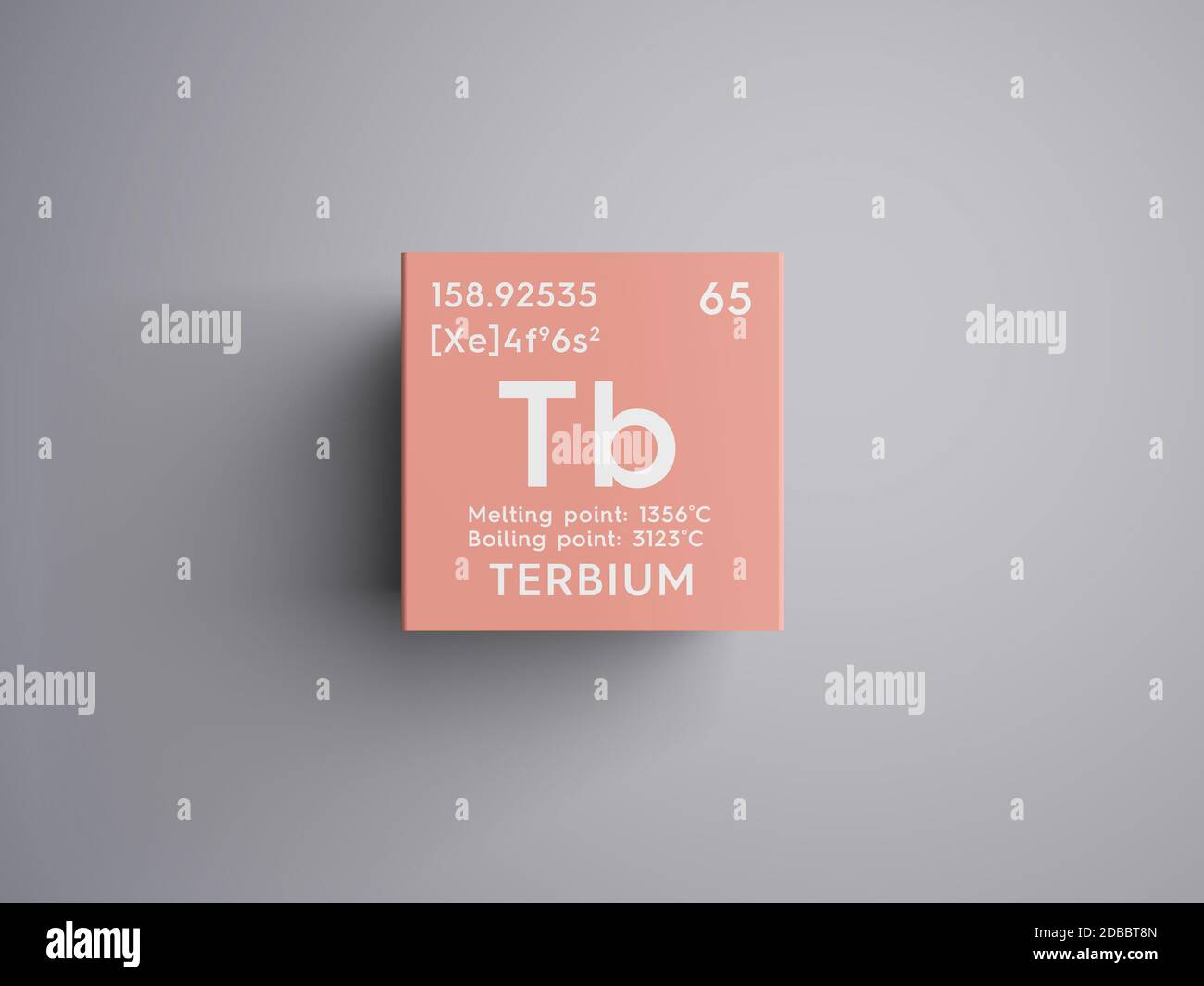 Terbium. Lanthanoids. Chemical Element of Mendeleev's Periodic Table ...