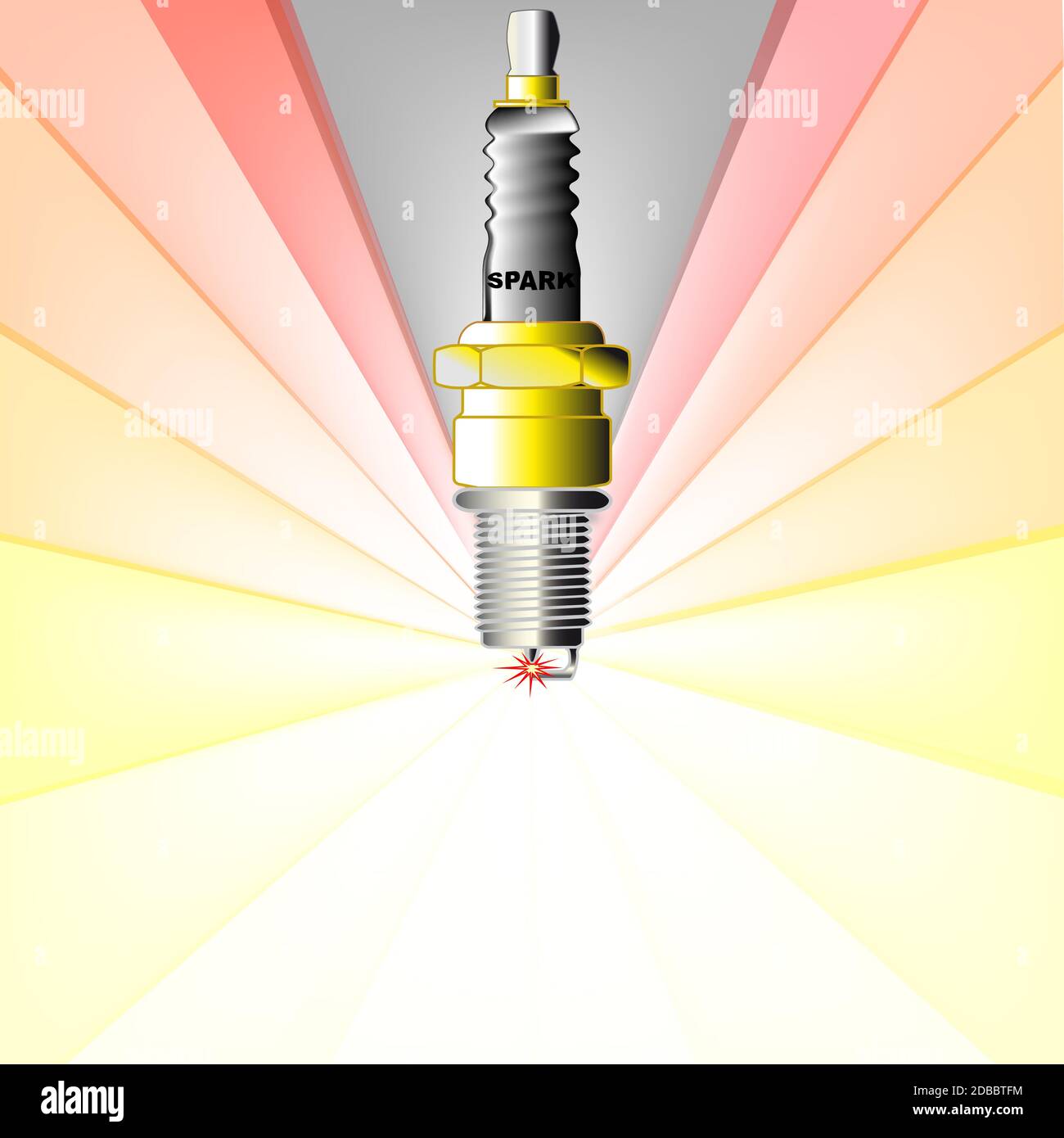 Spark plug drawing hi-res stock photography and images - Alamy