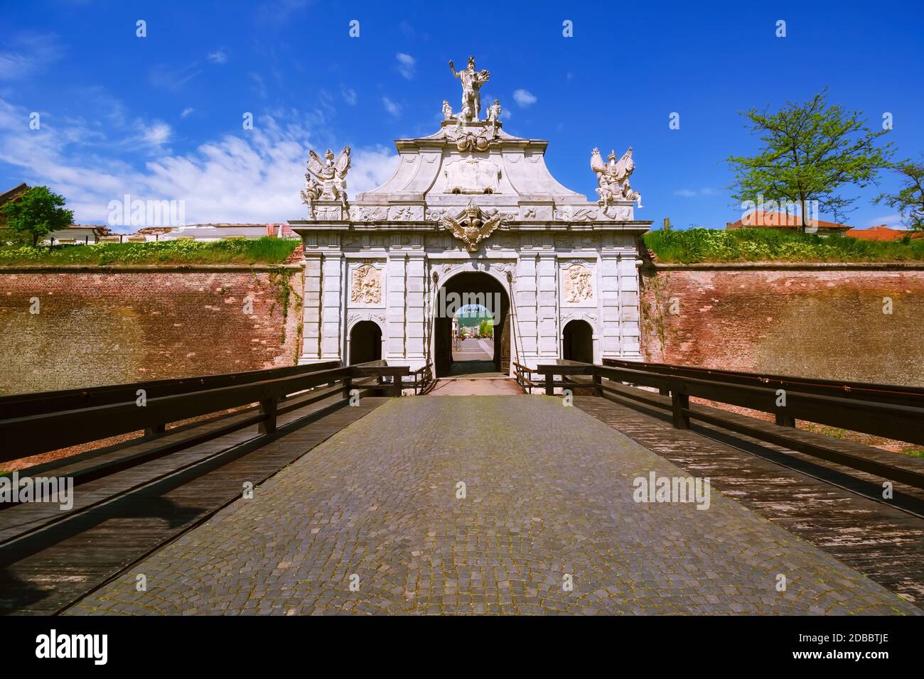 Third Gates of Romanian Fortress - Alba Carolina Citadel Stock Photo ...