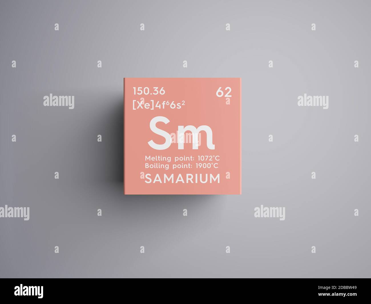 Samarium. Lanthanoids. Chemical Element of Mendeleev's Periodic Table ...