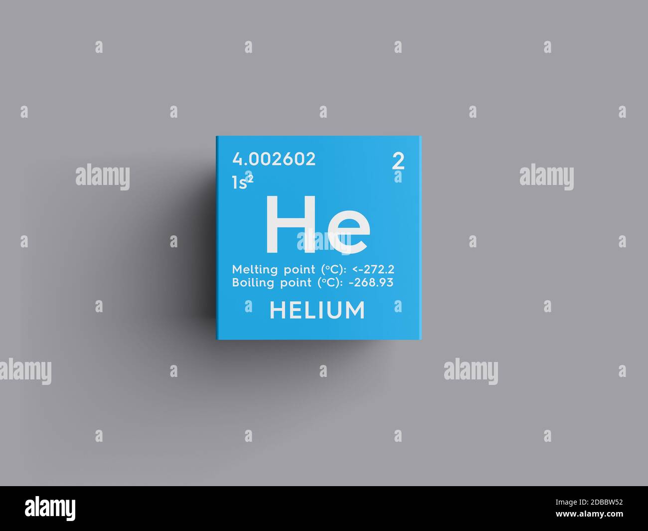 Helium. Noble gases. Chemical Element of Mendeleev's Periodic Table ...