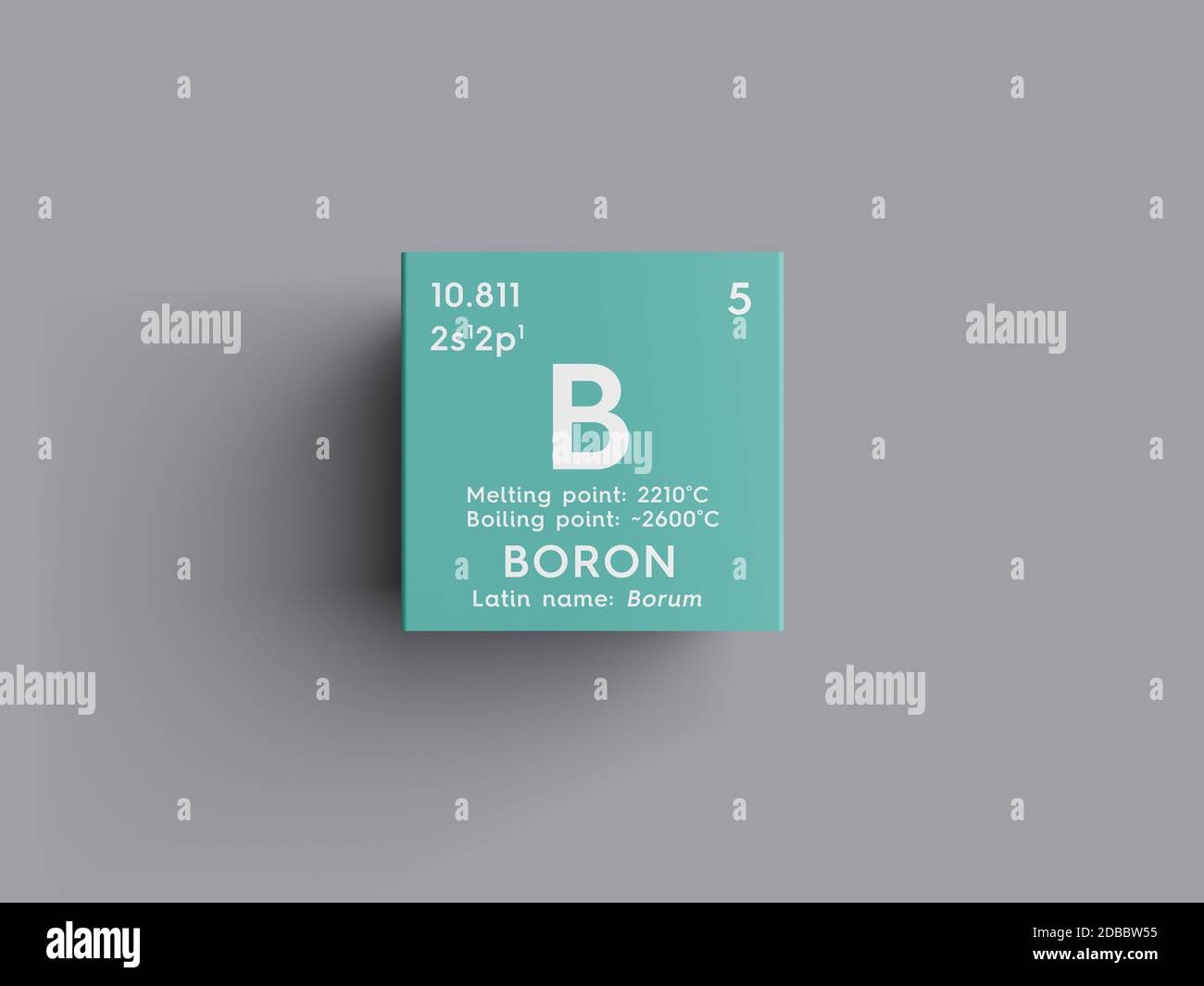 Boron. Metalloids. Chemical Element of Mendeleev's Periodic Table ...