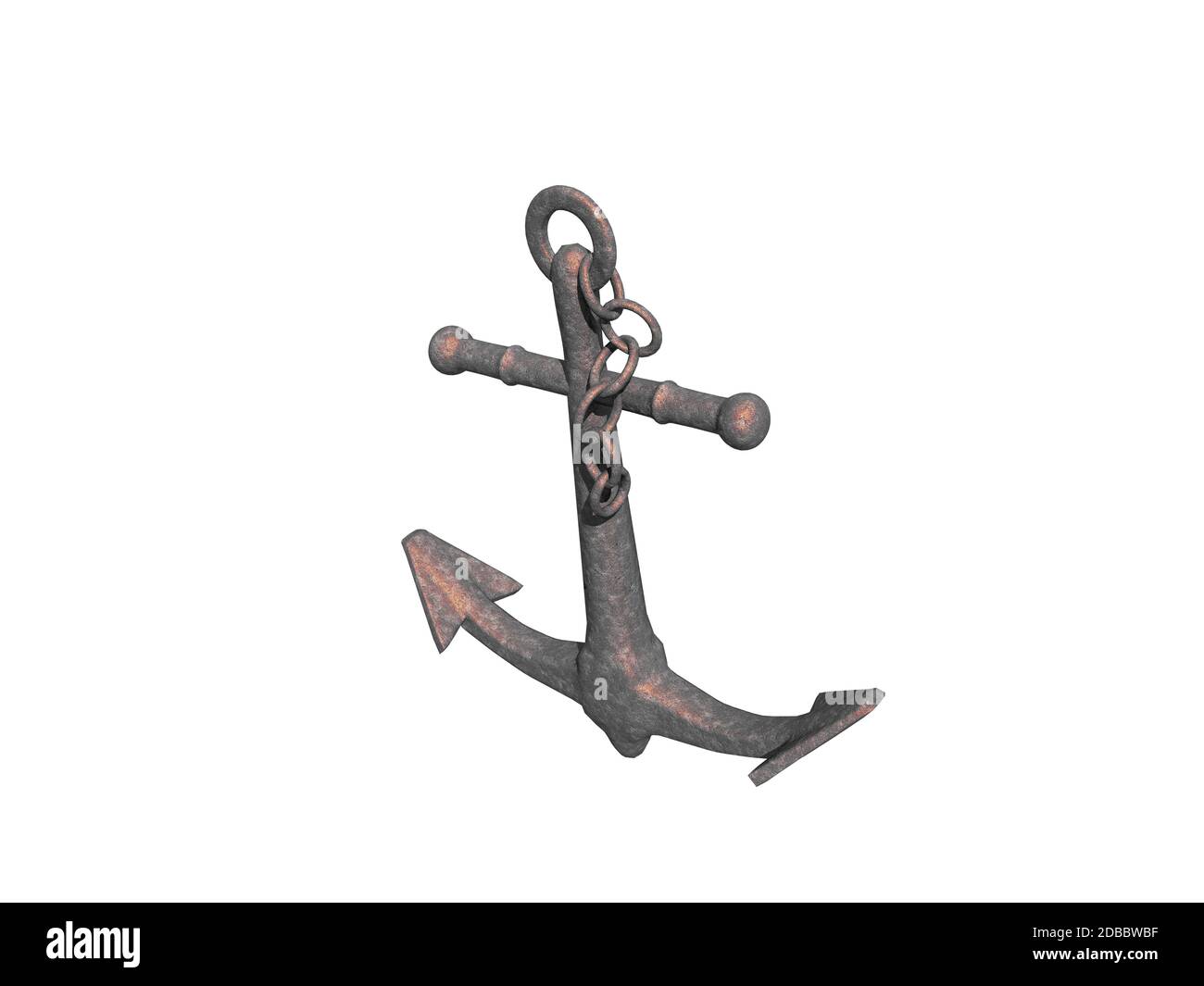 heavy iron anchor in seafaring Stock Photo - Alamy