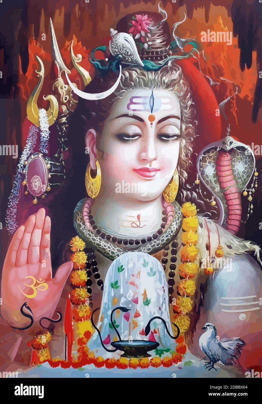 Shiva snake hi-res stock photography and images - Alamy